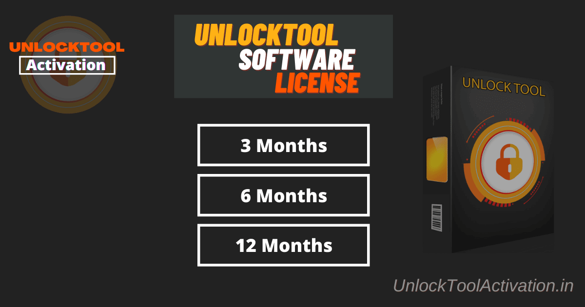 UnlockTool Activation Online – 3/6/12 Month License
