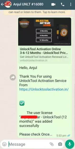 UnlockTool Activation Online 3-6-12 Months - UnlockTool Price In India